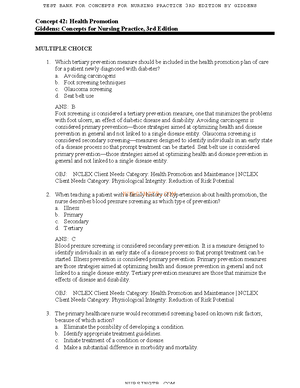 Ch14 - test bank - Chapter 14. Medical Asepsis and Infection Control ...