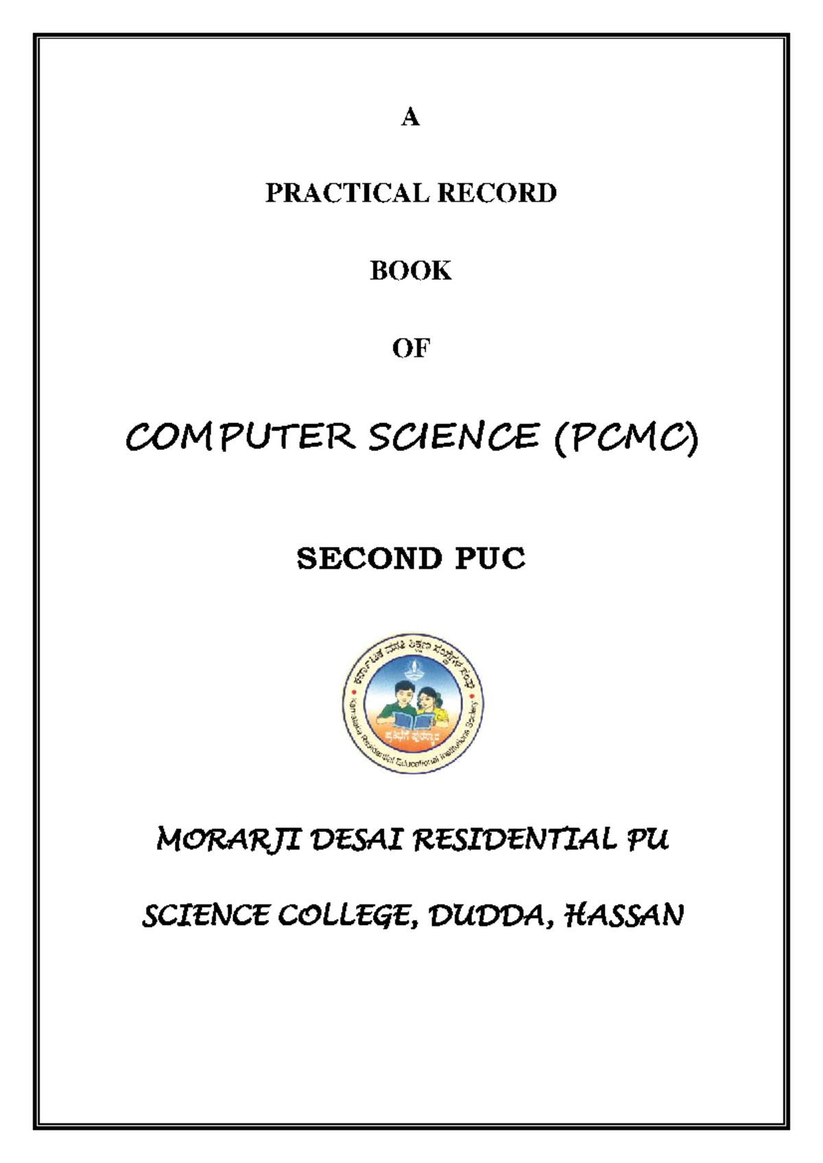 2nd-lab - lab practical program - A PRACTICAL RECORD BOOK OF COMPUTER ...