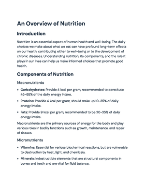 Comprehensive Overview of Weight Management & Obesity (HLTH101) - Studocu