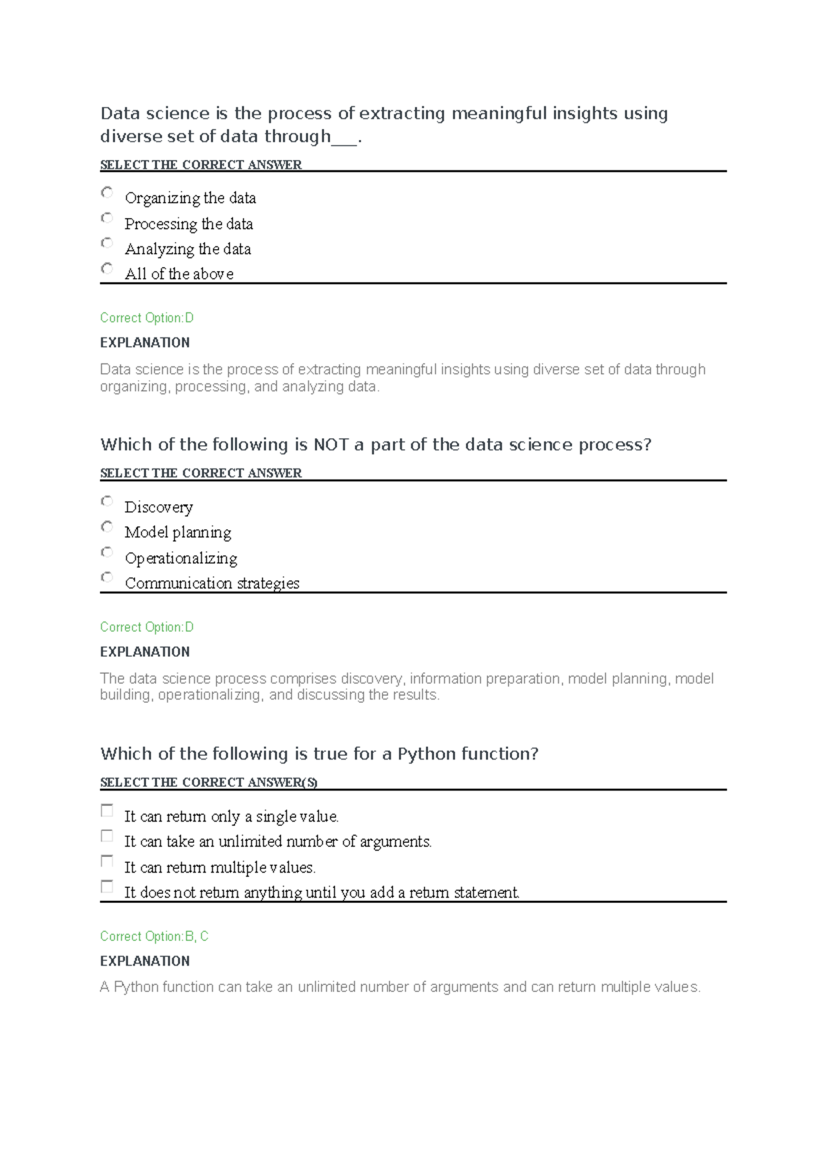 PGC AIML Applied Data Science with Python - Assessment Notes - Studocu
