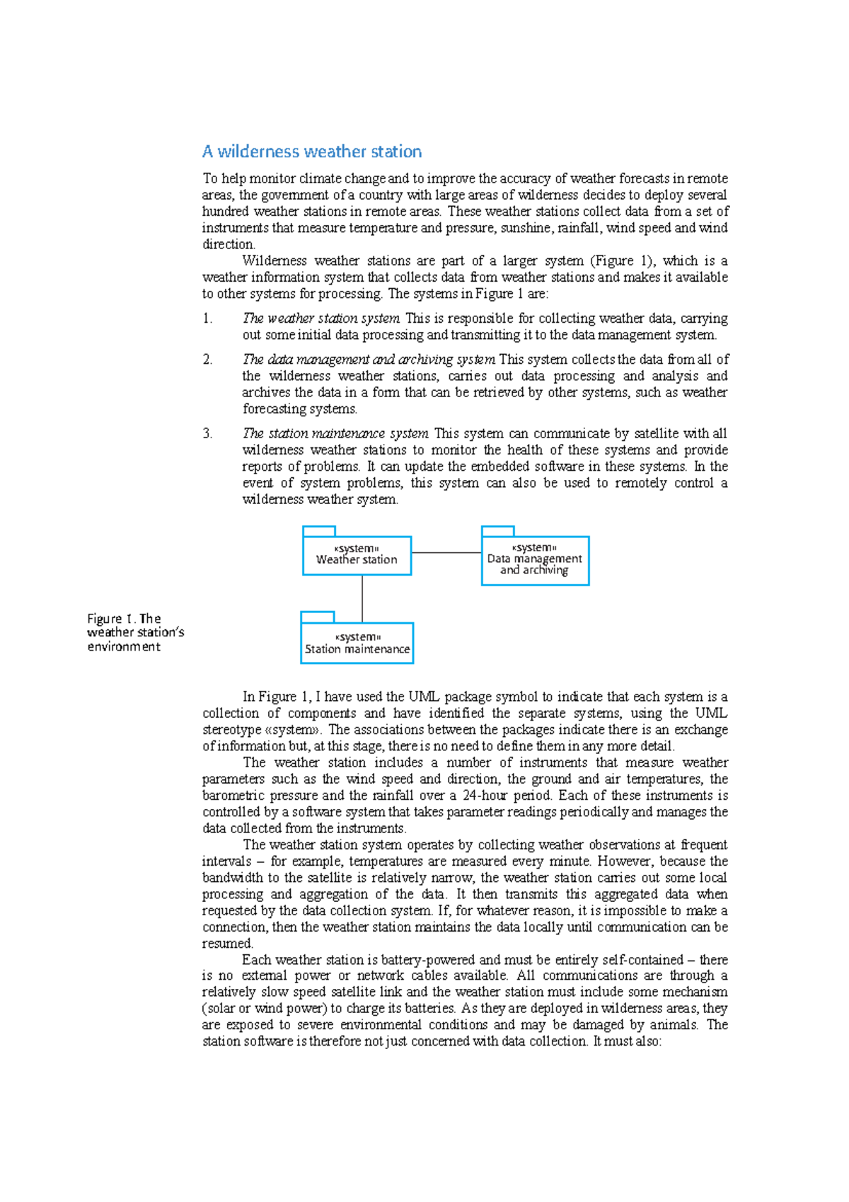 Case Study - "A Wildness Weather System" - A wilderness weather station ...