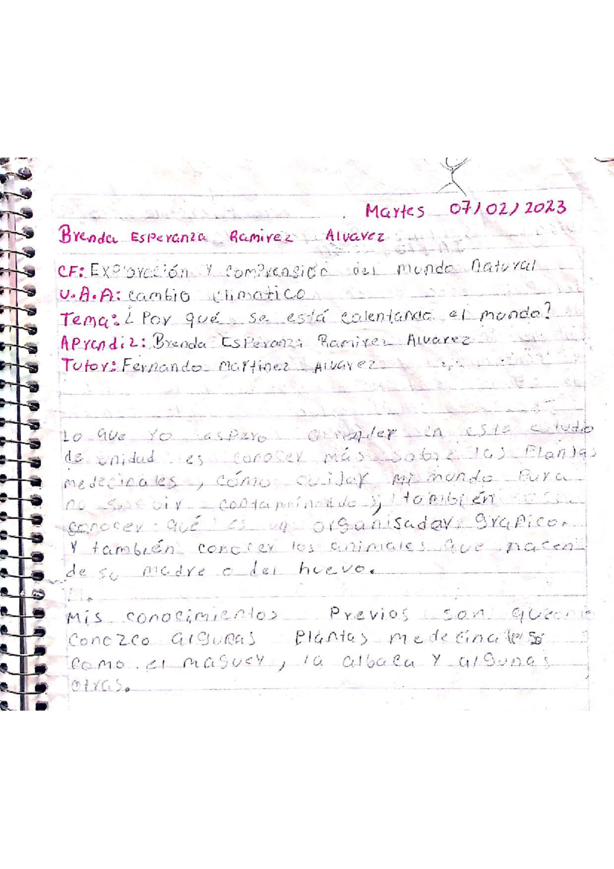 CF: Exploración y Comprensión del Mundo Natural - Cambio Climático ...