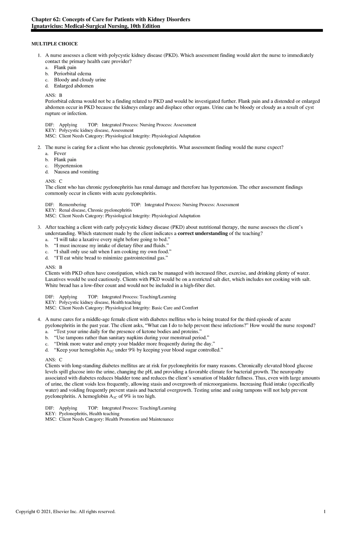 burns questions - Chapter 26: Care of Patients with Burns The ...