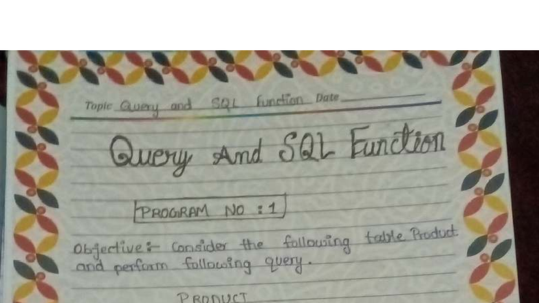 SQL Queries and Operations on Product and Student Tables (PROGRAM NO: 1 ...