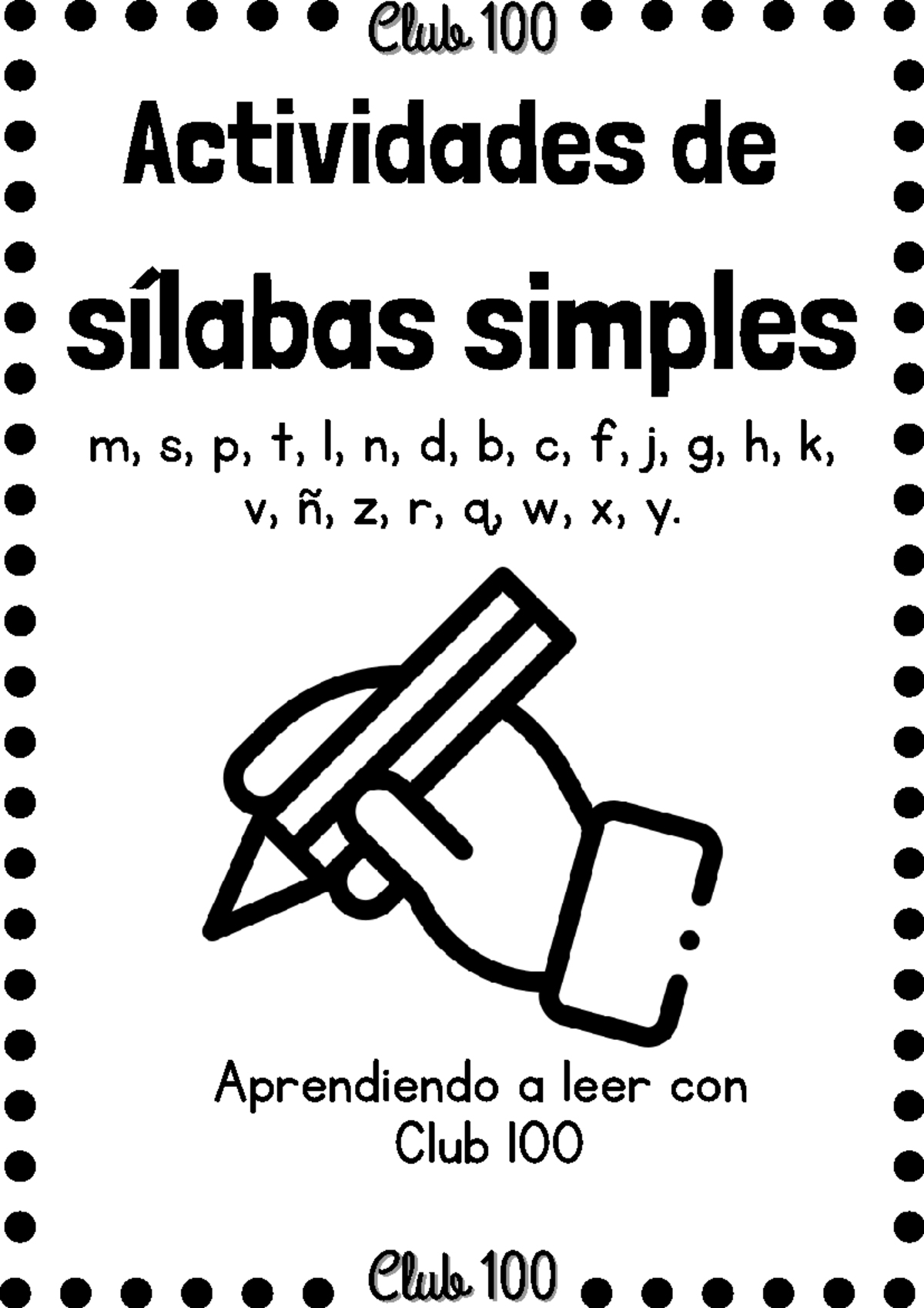 Silabas- Simples-250 - Sílabas simples - Actividades de sílabas simples ...