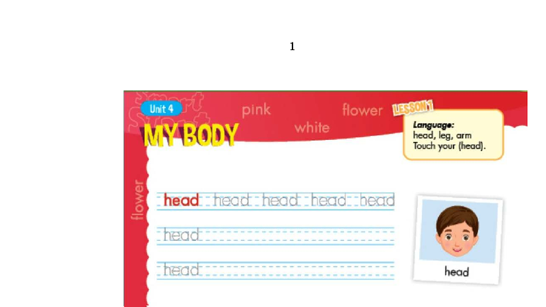 BÀI TẬP UNIT 4: MY BODY - Ilearn Smart Start 1 LESSON - Studocu