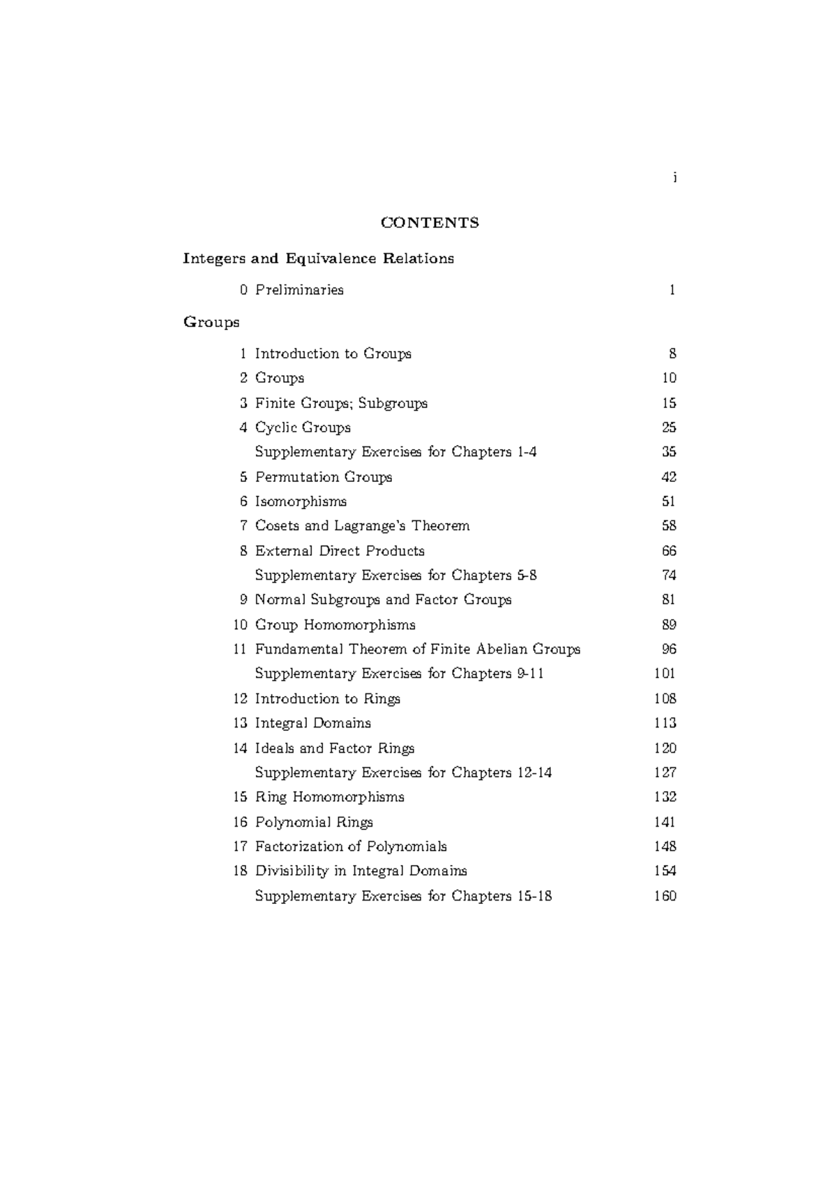 Joseph Gallian - Solutions Manual for Contemporary Abstract Algebra ...