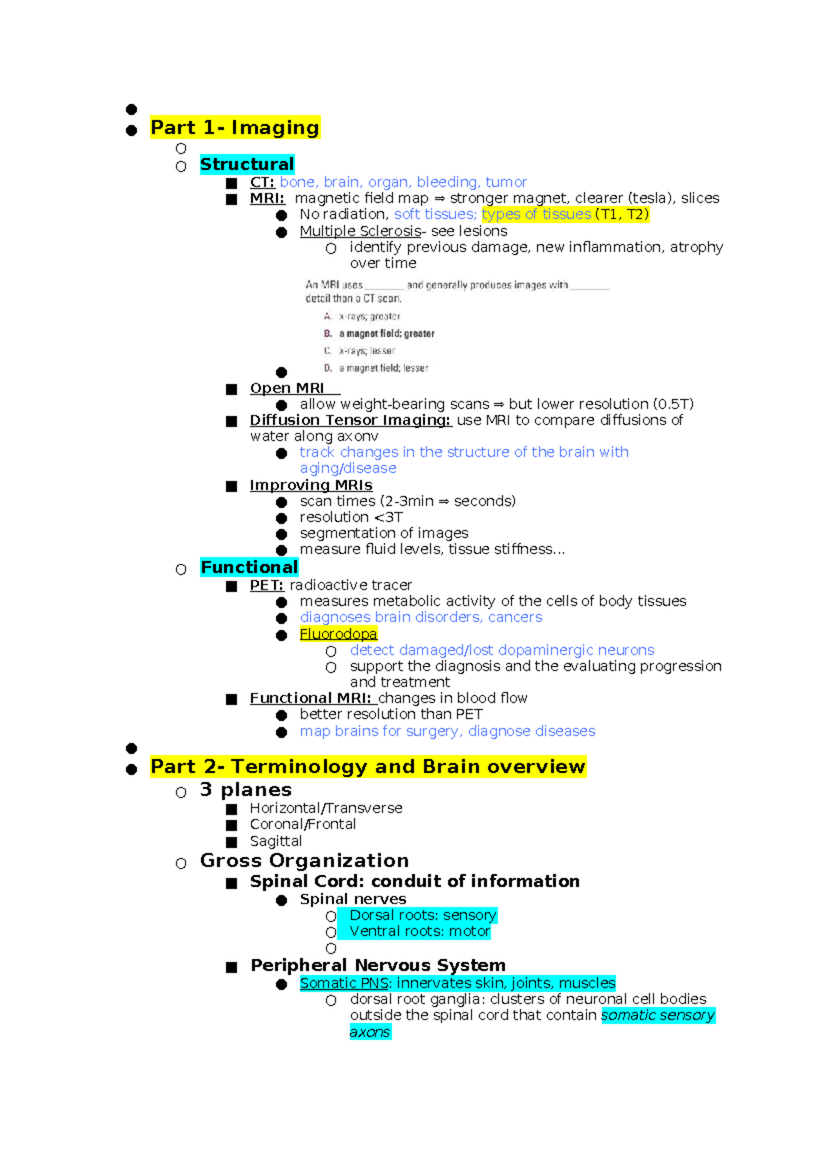 3k-Topic 3: Neuroanatomy Foundations - Imaging & Brain Structure ...