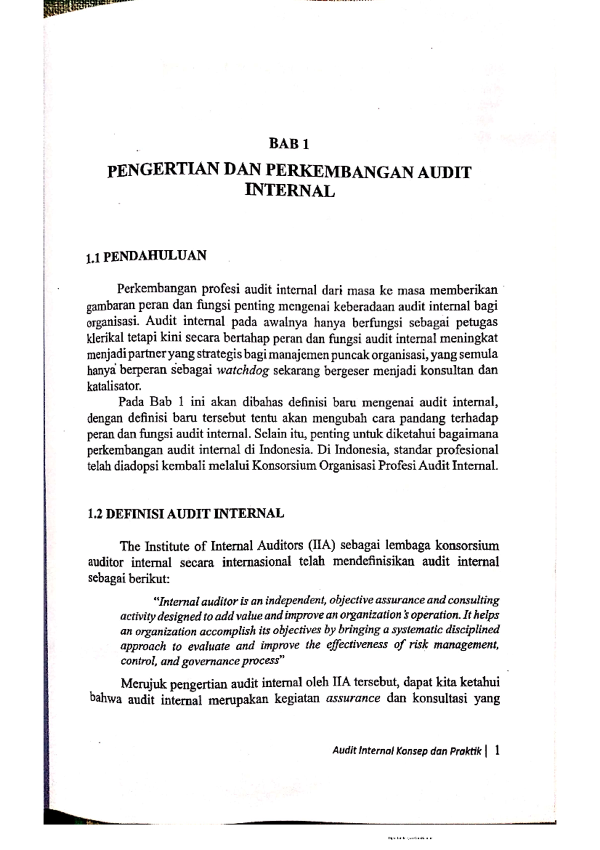 Pengertian dan Perkembangan AUdit - Konsentrasi Auditing - Studocu