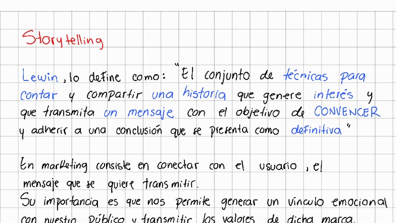 Hp parcial 2 - Repaso sobre Storytelling y Debate - Studocu