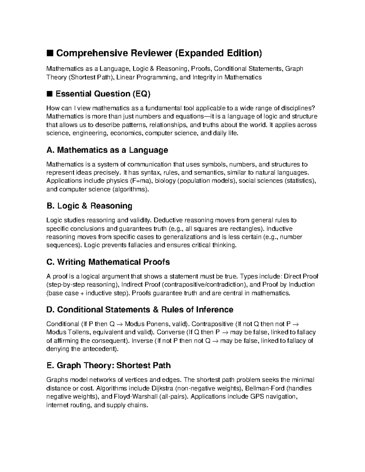 Mathematics as a Language: Comprehensive Review (Expanded Edition ...