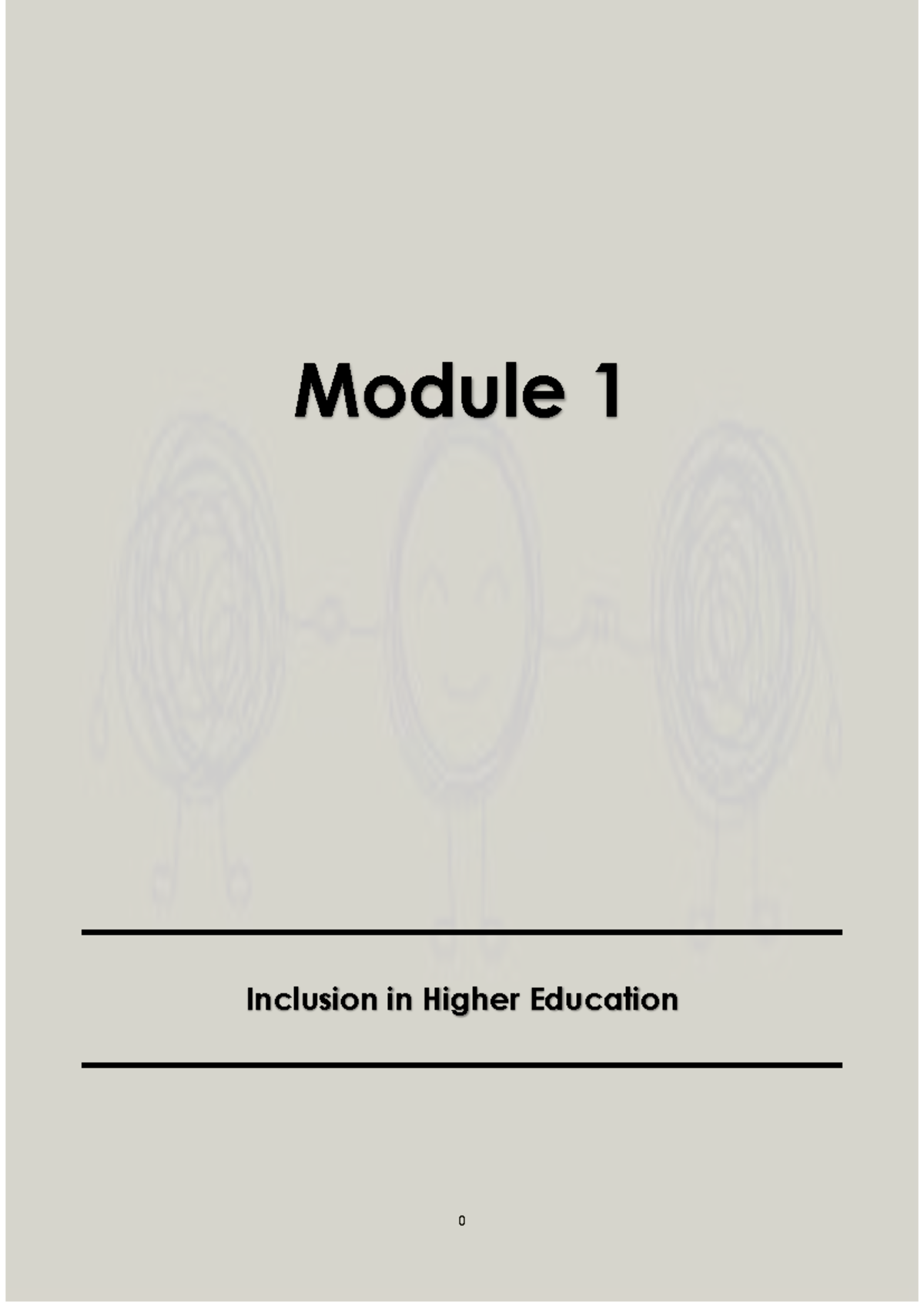 Module 1: Inclusion in Higher Education - Key Concepts and Grammar ...