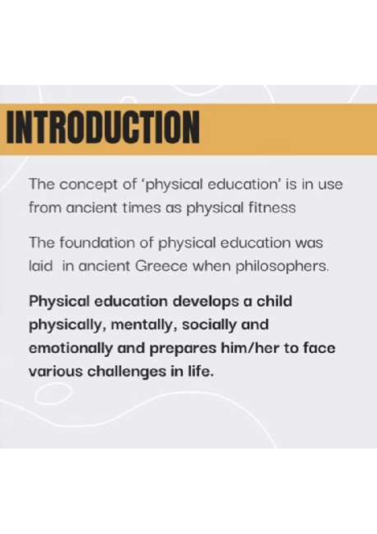 UNIT 1 - Changing Trends & Career in Physical Education - INTRODUCTION ...
