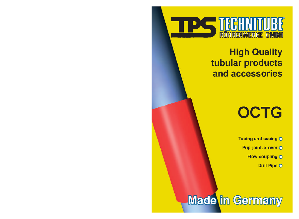 TPS Book - OCTG CASING DETAILS - High Quality tubular products and ...