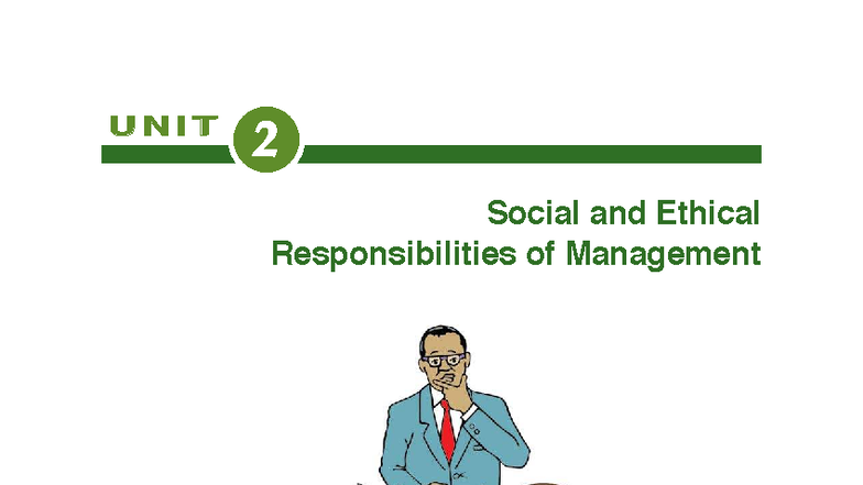 MGMT1001 Unit 2: Corporate Social Responsibility & Ethics Overview ...