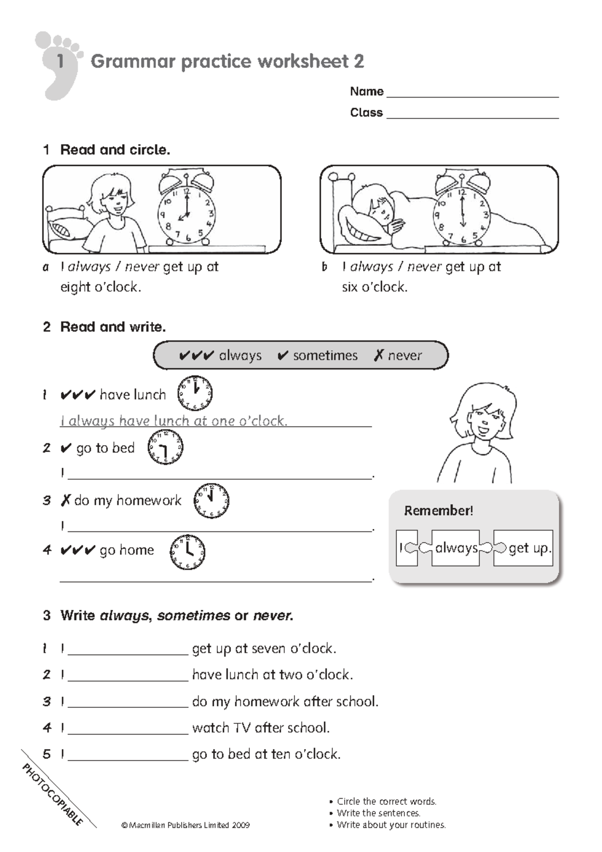 U1 Grammar Practice Worksheet 2 - Test Material - Studocu