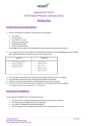 Sithkop 010 - Student pack (1) solved - STUDENT PACK UNIT – SITKOP Plan and cost recipes ...