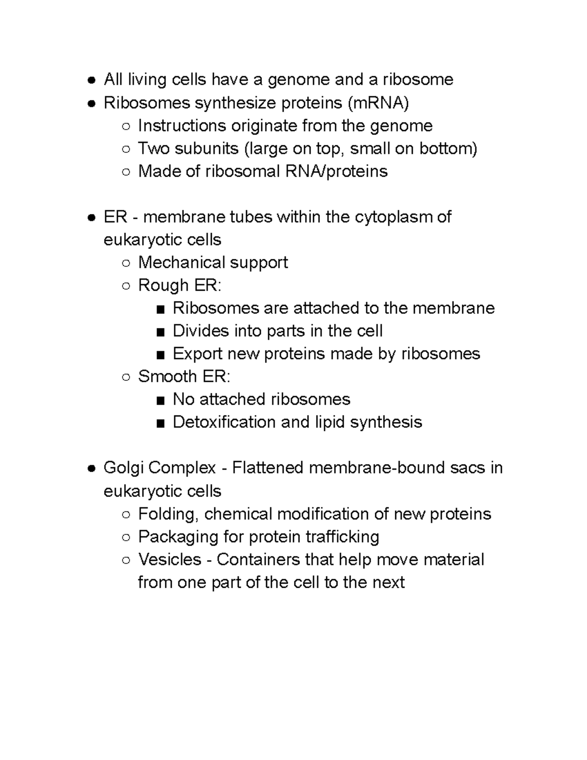 AP Bio Unit 2 Study: Cell Structure & Function Overview - Studocu