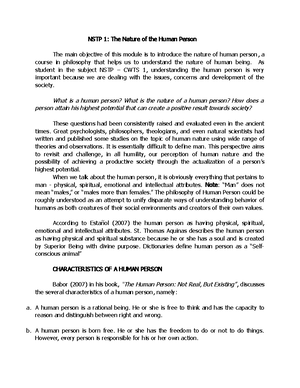 Q1 SHS Personal Development Module 3 - Personal Development Quarter 1 ...