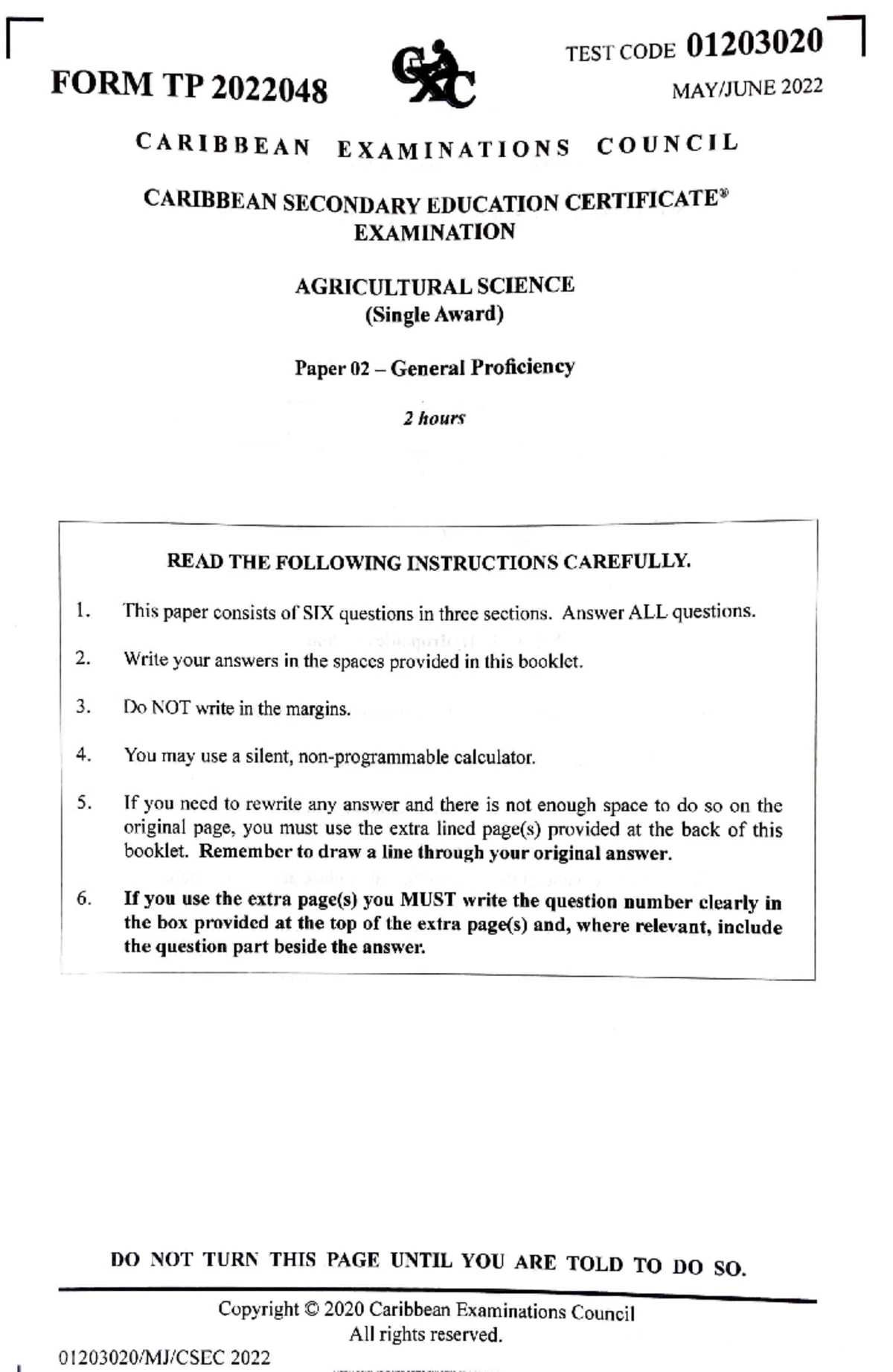 Sea 2019 writing exemplars specimen paper - © Ministry of Education ...