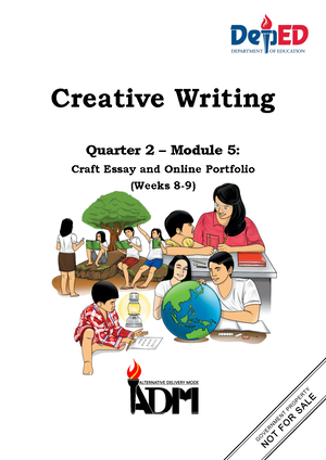 Creative Writing – Quarter 2, Module 4 - Creative Writing Quarter 2 ...