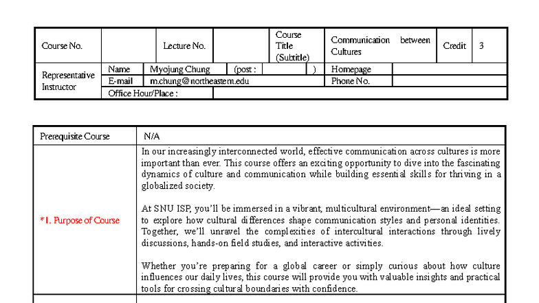 Communication Between Cultures (Course No. 101) Lecture Notes - Studocu