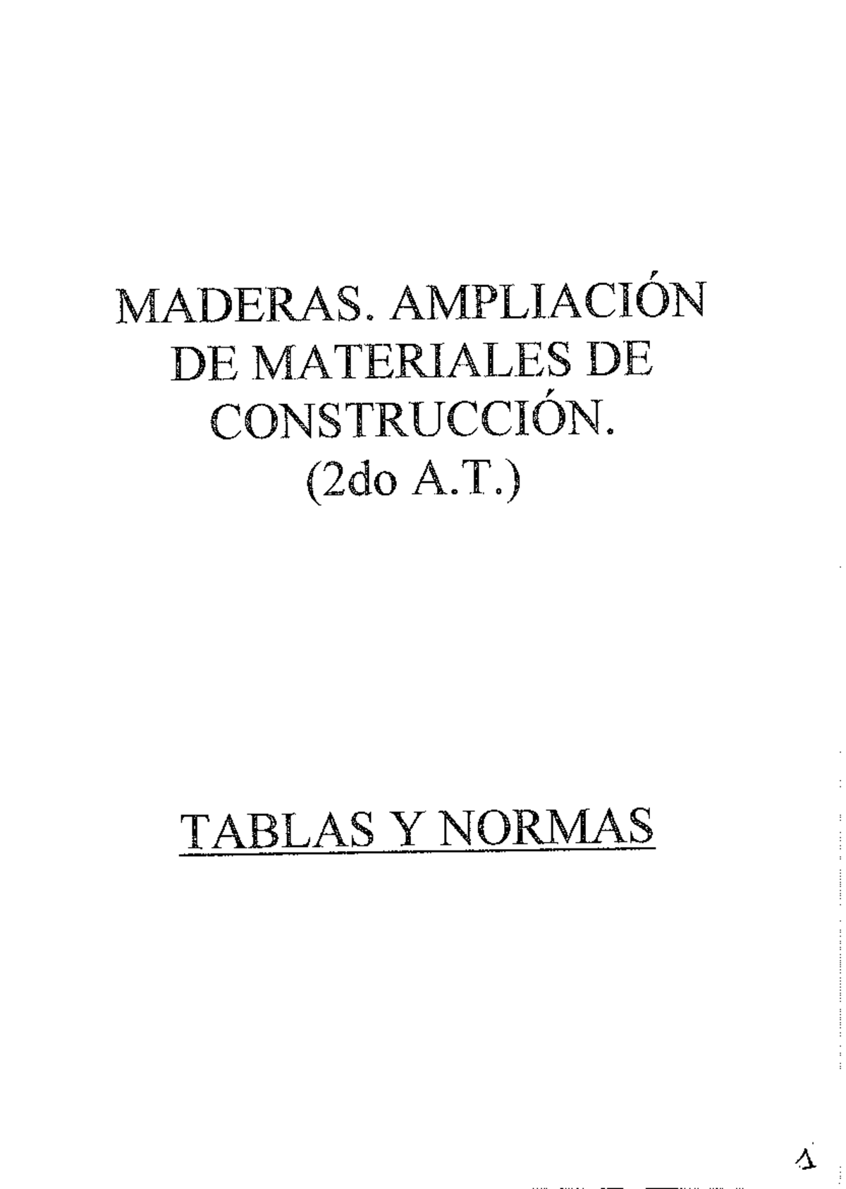 Tablas y Normas de Maderas en Construcción (2do A.T.) 2025 - Studocu
