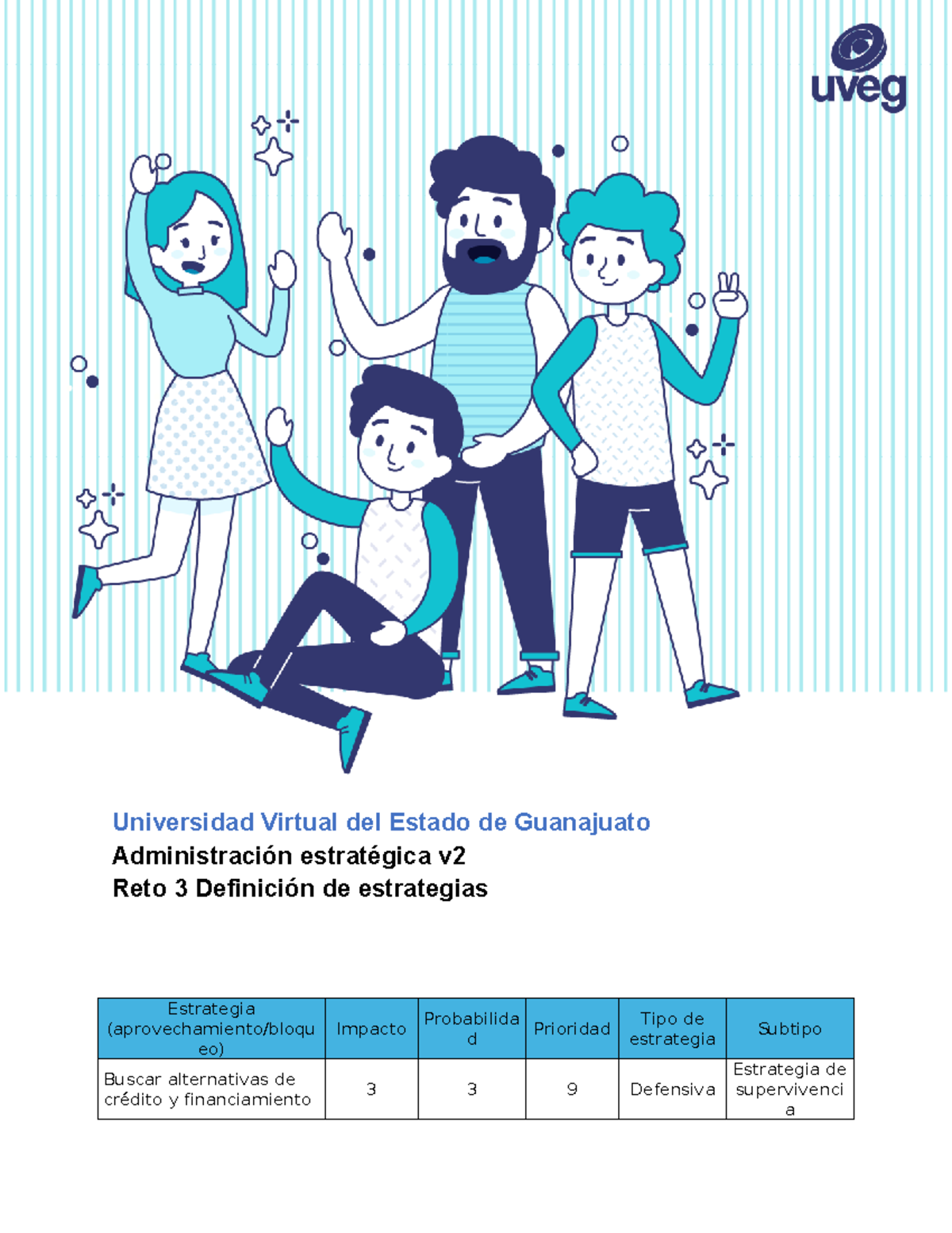 Reto 3: Definición de Estrategias en Administración Estratégica - Studocu