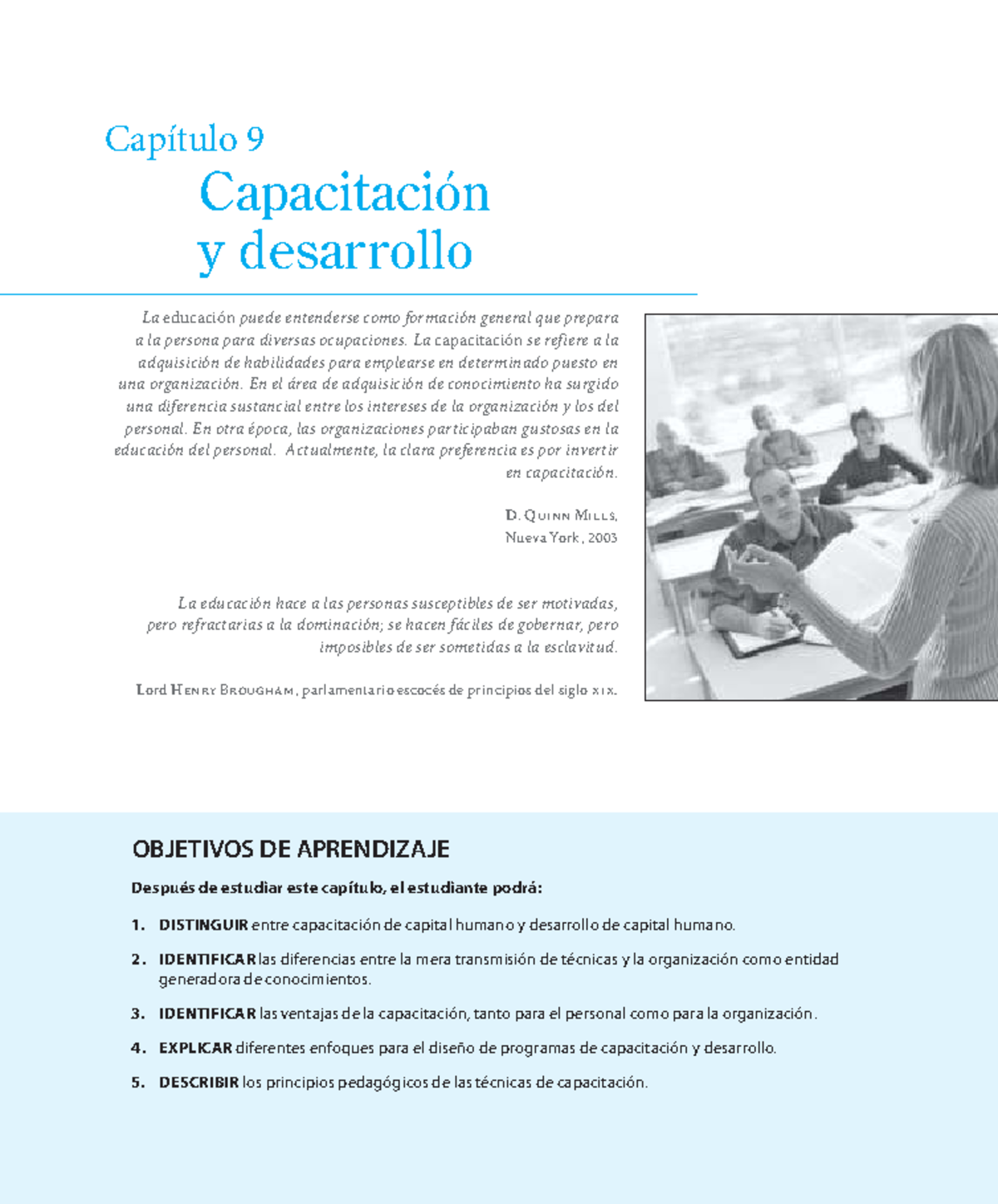 Capítulo 9: Capacitación y Desarrollo en Recursos Humanos (APy RH ...