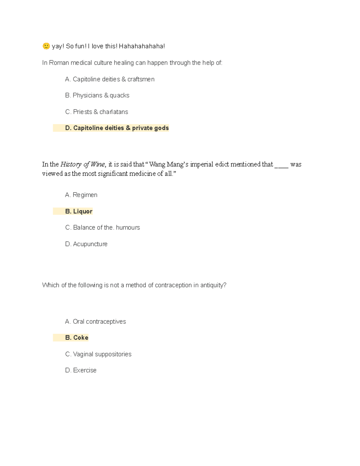 Classics Midterm 2 Study Guide: Roman Medicine & Healing Practices ...