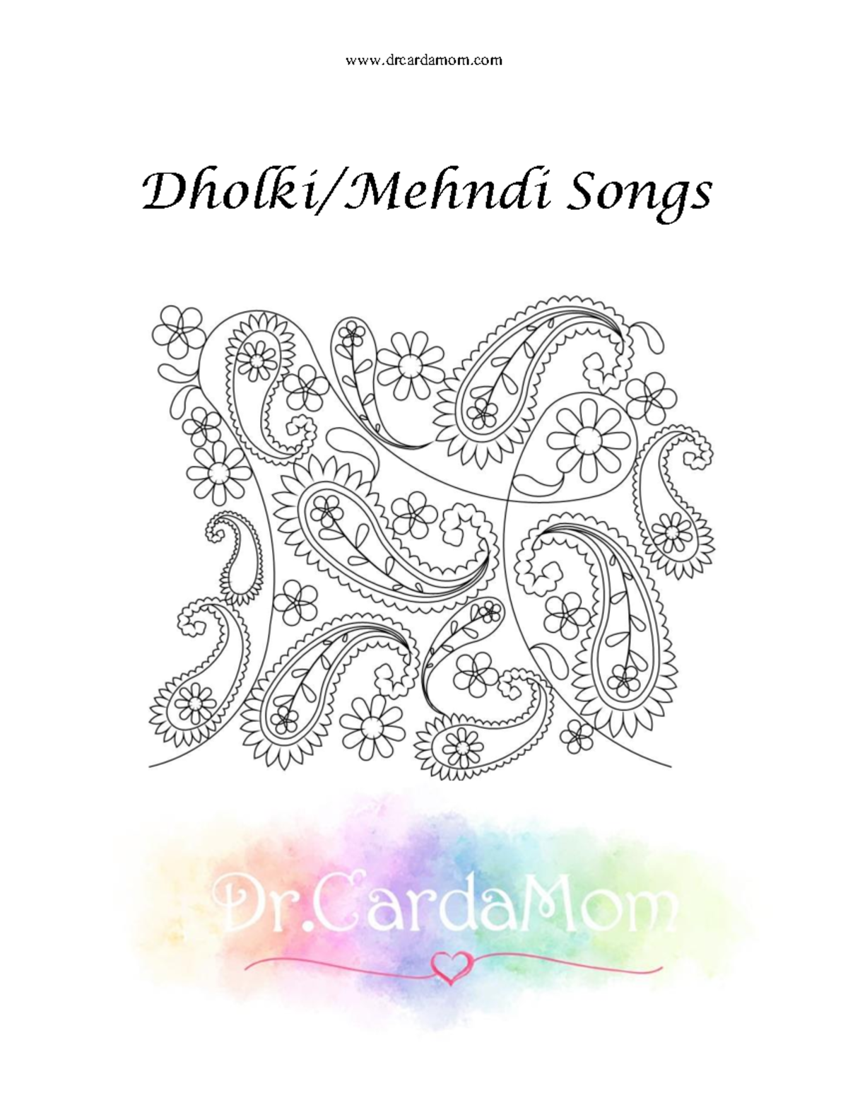 Dholki Songs Lyrics for Weddings - Dholki/Mehndi Songs Collection - Studocu