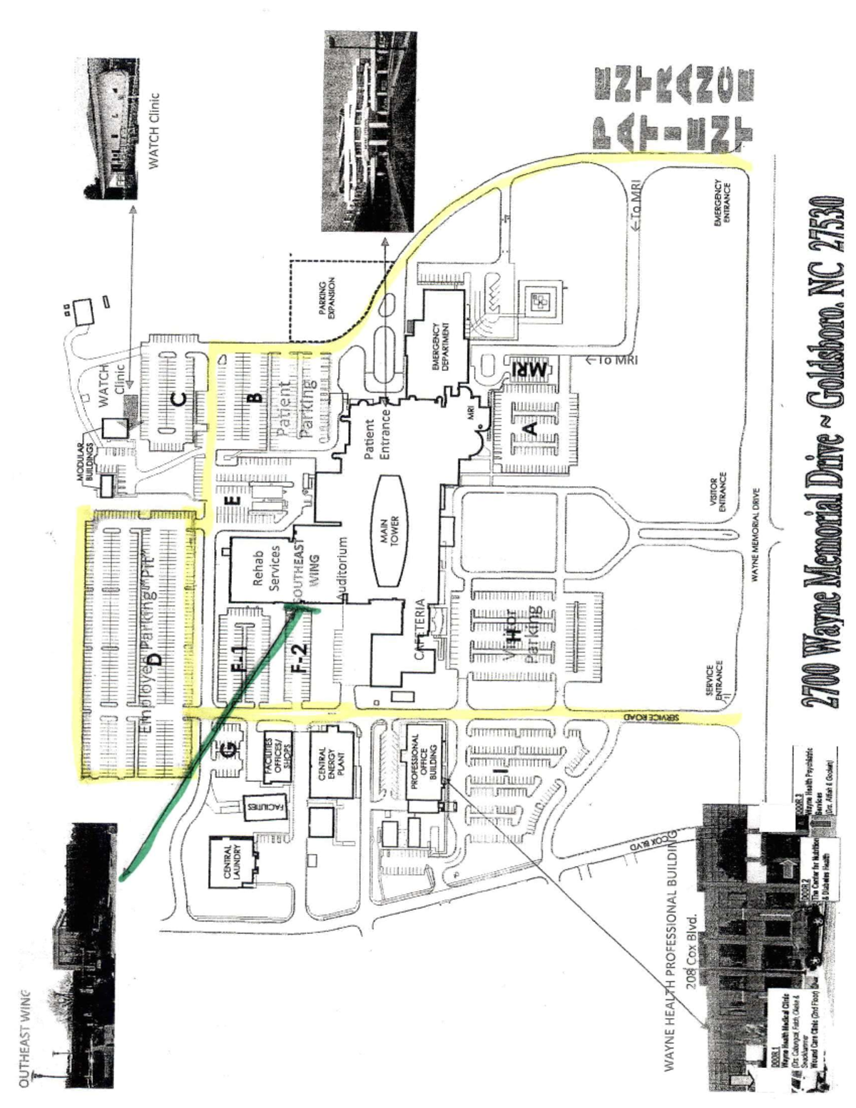 Campus Map - Wayne Memorial Facilities & Services Overview - Studocu