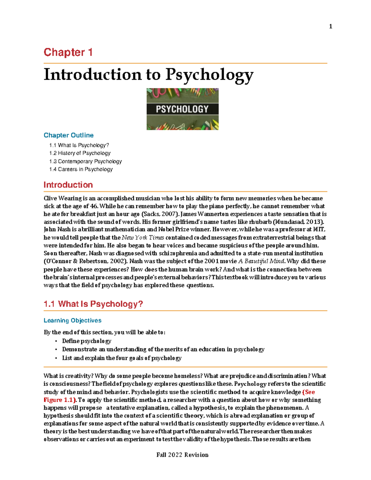 Understanding Psychology: Major Areas and Career Paths (PSY 101) - Studocu