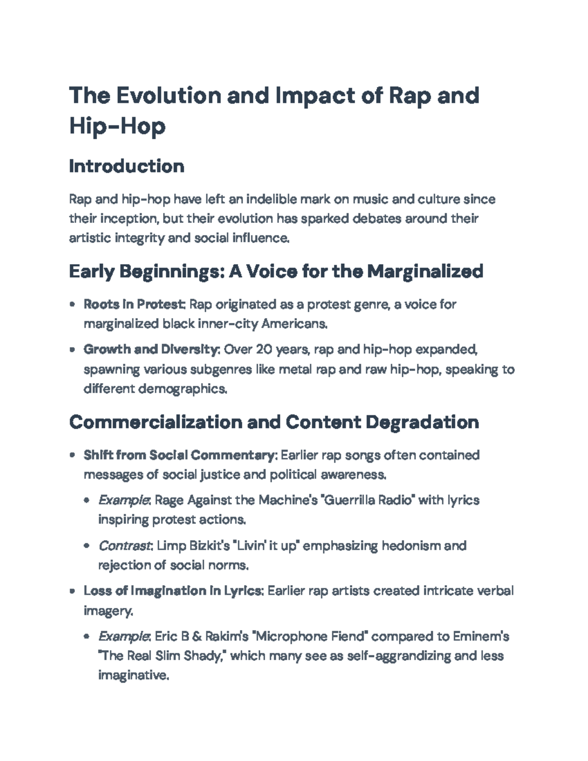 The Evolution and Cultural Impact of Rap and Hip-Hop: A Deep Dive - The ...