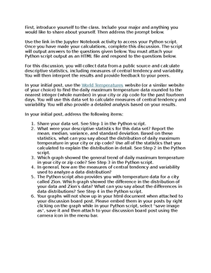 MAT 243 Project Two Summary Report Template - MAT 243 Project Two ...