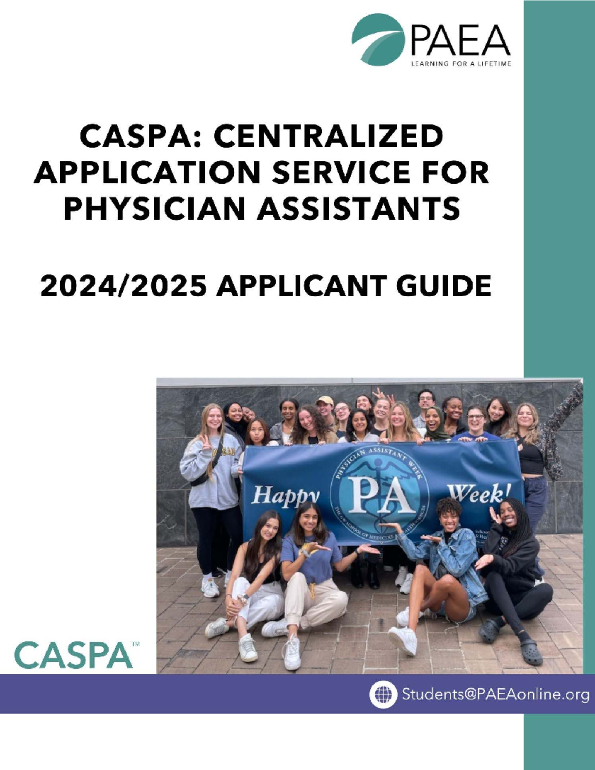 CASPA Applicant Guide 2024-2025: Final Exam Preparation Notes - Studocu