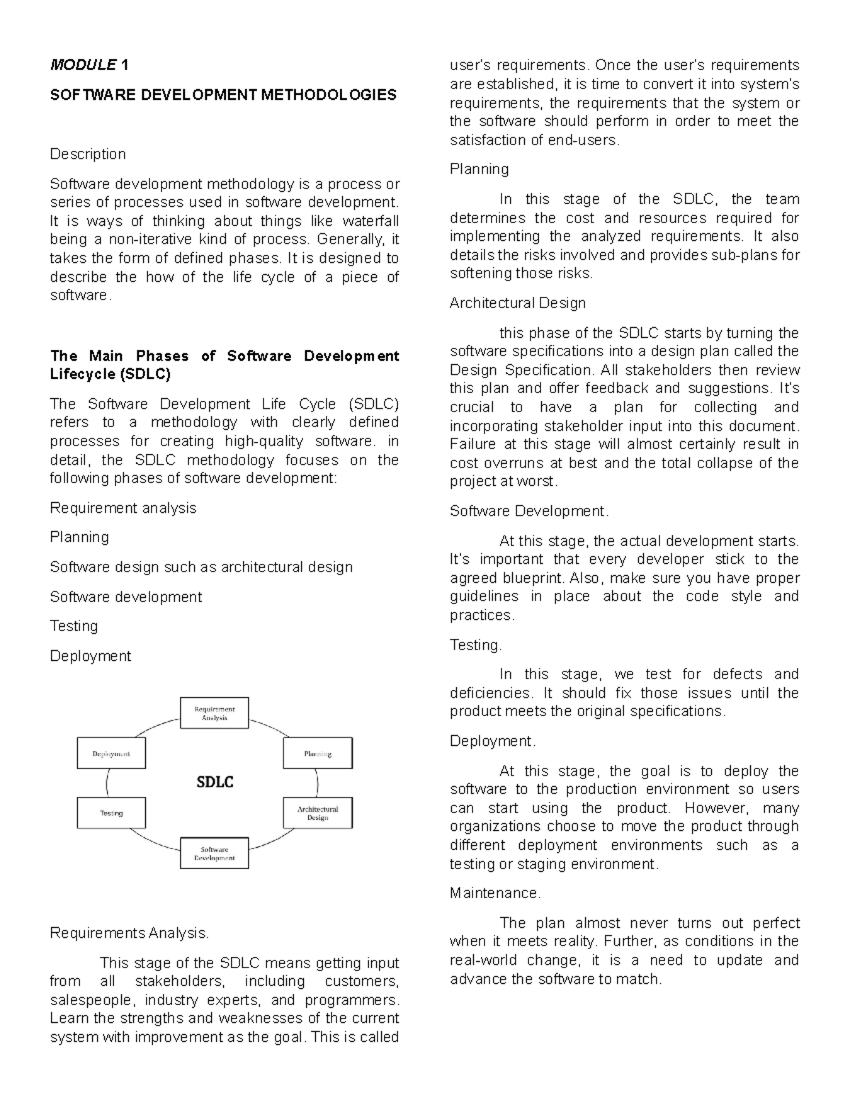 IPT 101: Software Development Methodologies - Key Concepts and ...