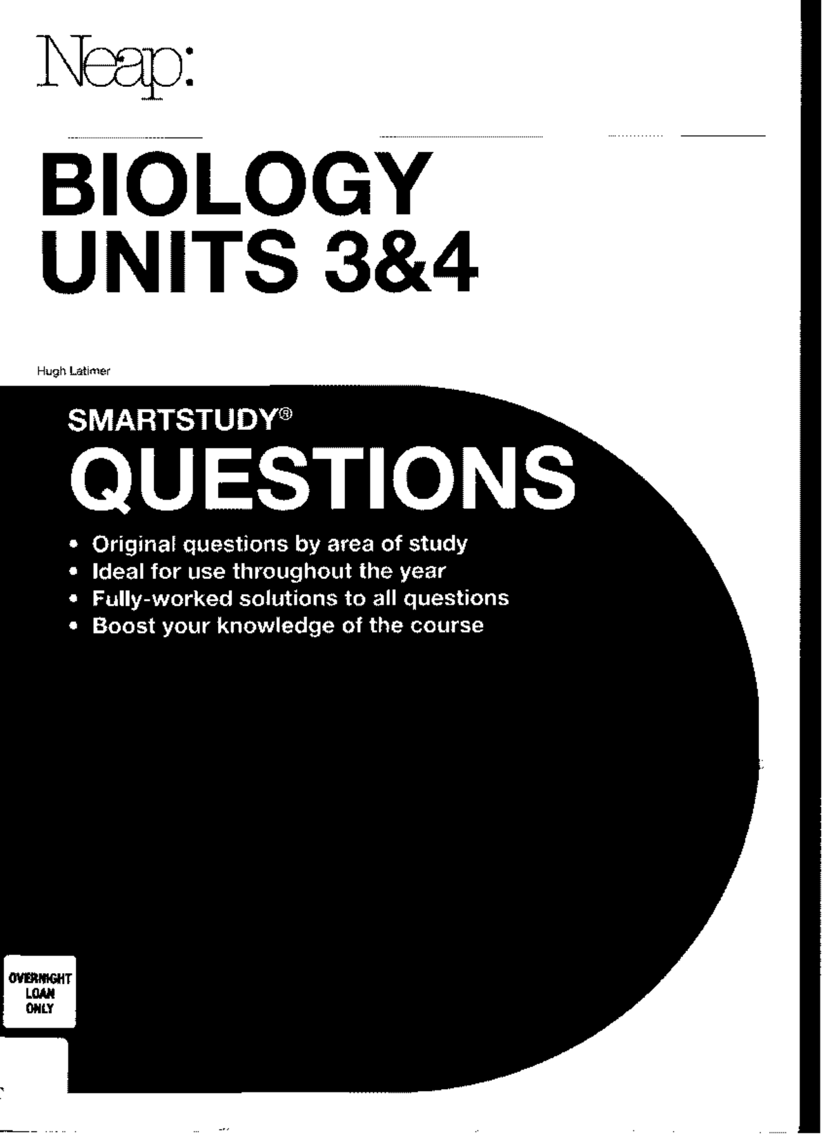 VCE BIOLOGY UNITS 3 & 4: Molecules of Life Study Guide - Studocu