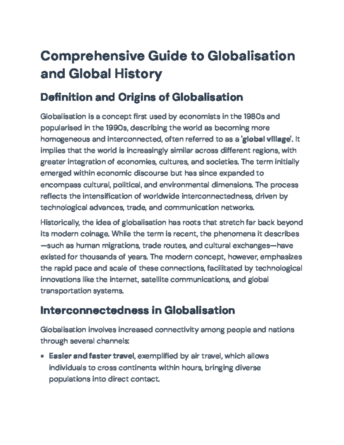 Comprehensive Guide to Globalisation: Historical Context & Implications ...