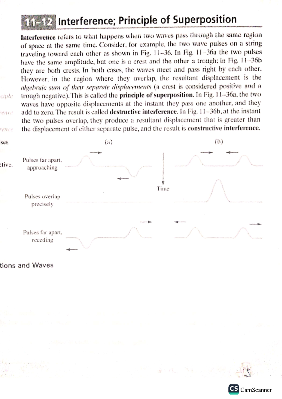 Principle of Superposition and Interference in Waves - Module 6 - Studocu