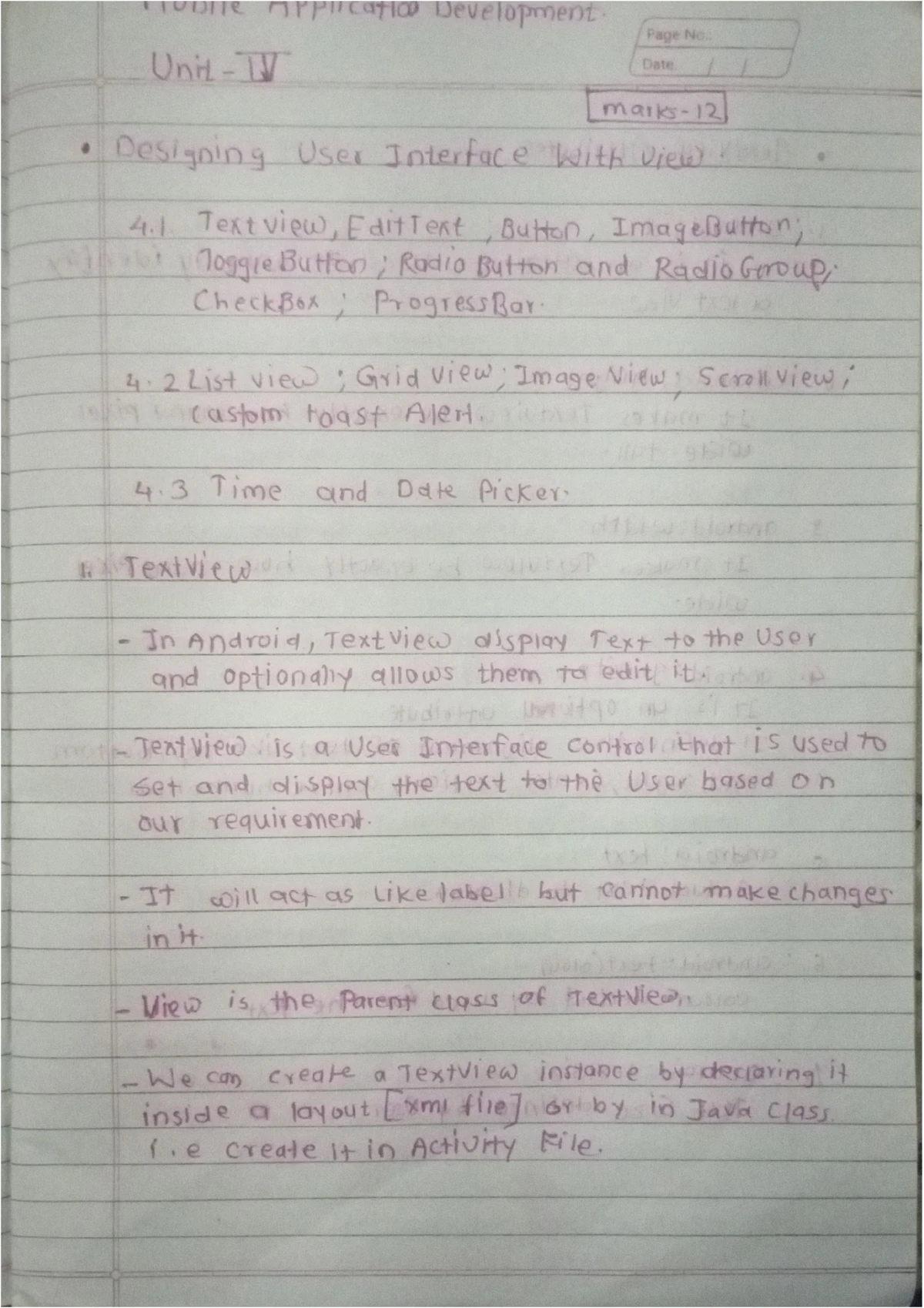 Unit 06: MAD - Comprehensive Study Notes and Key Concepts - Studocu