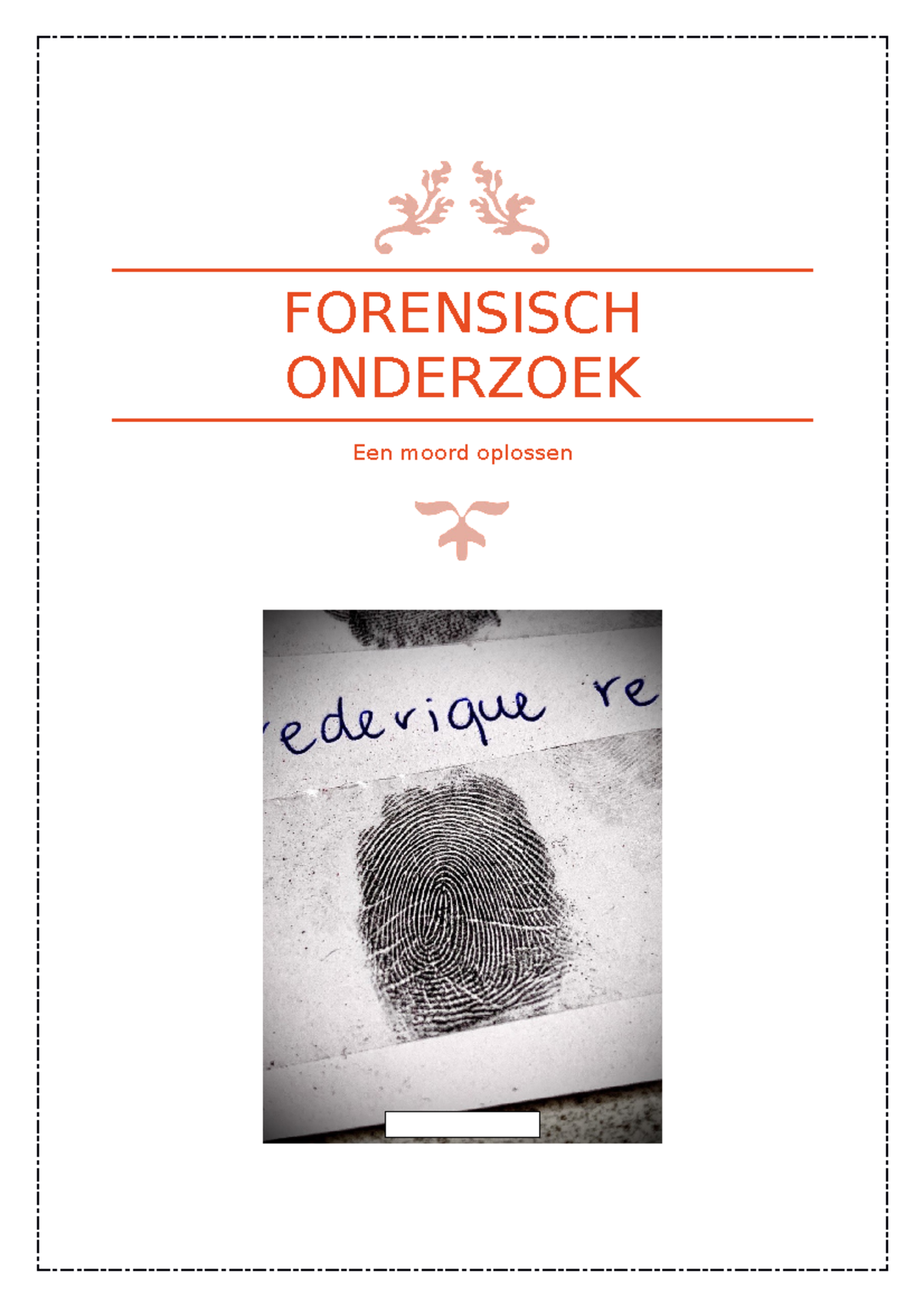 NLT Forensisch Onderzoek: Een Praktische Gids voor Moordoplossing ...