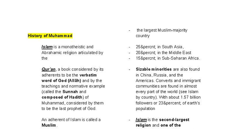 Islam: A Comprehensive Overview of Beliefs, History, and Practices ...