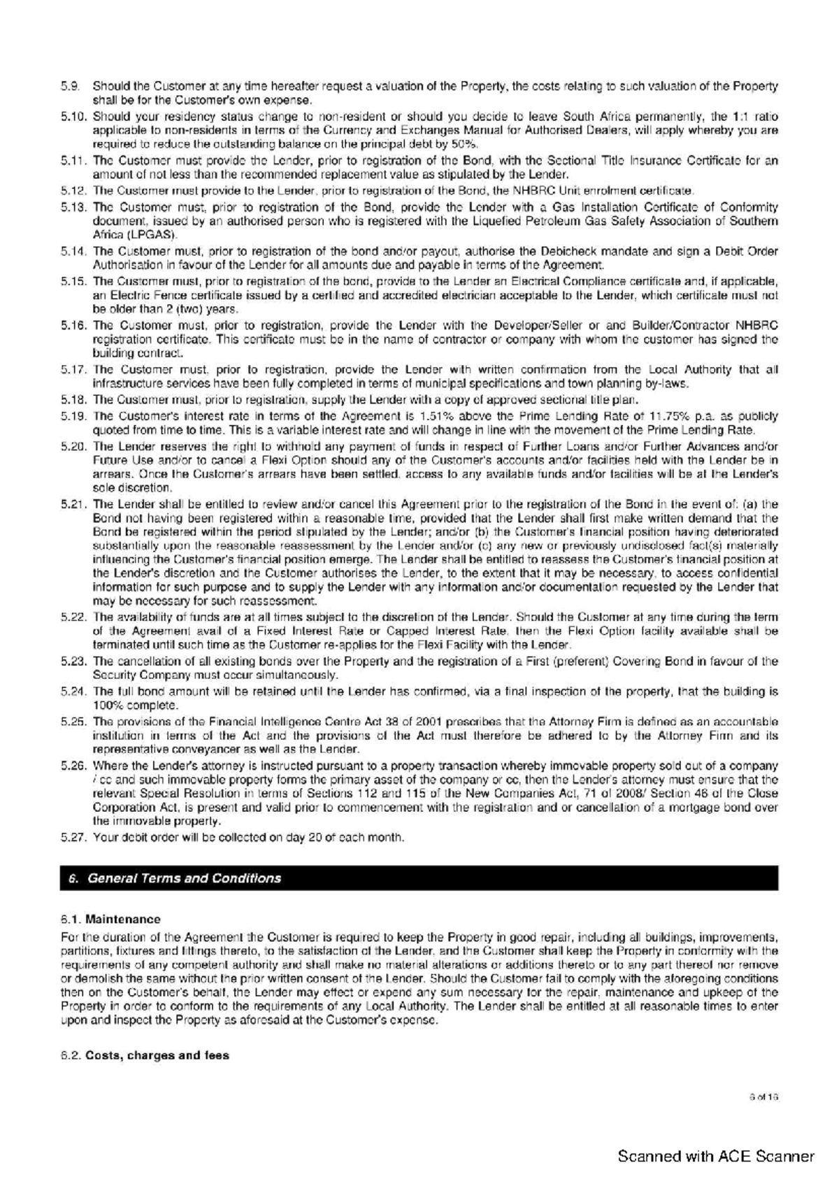 1 b349d122 cc6d 436a 8e86 ca0136d78121 - 5. Should the Customer at any ...