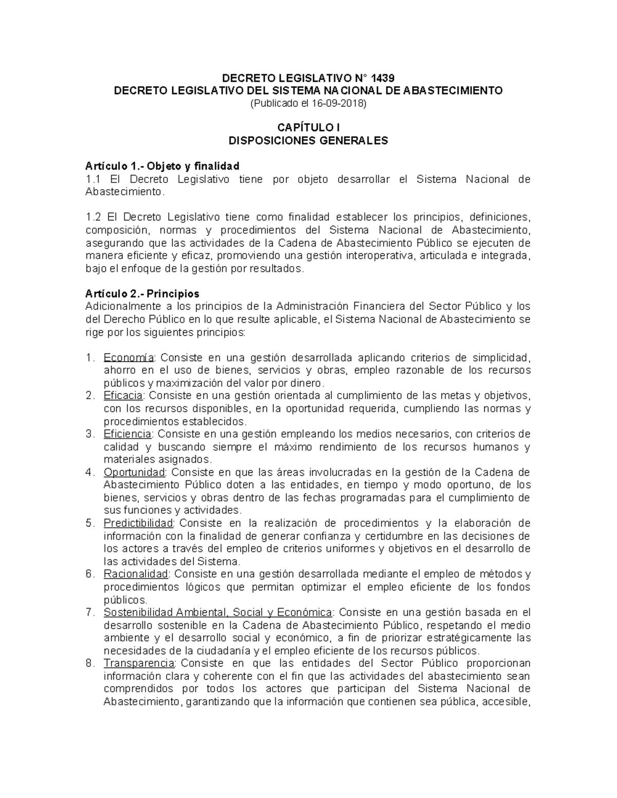 DL 1440 del SNPresupuesto Publico - DECRETO LEGISLATIVO Nº 1440 DECRETO ...