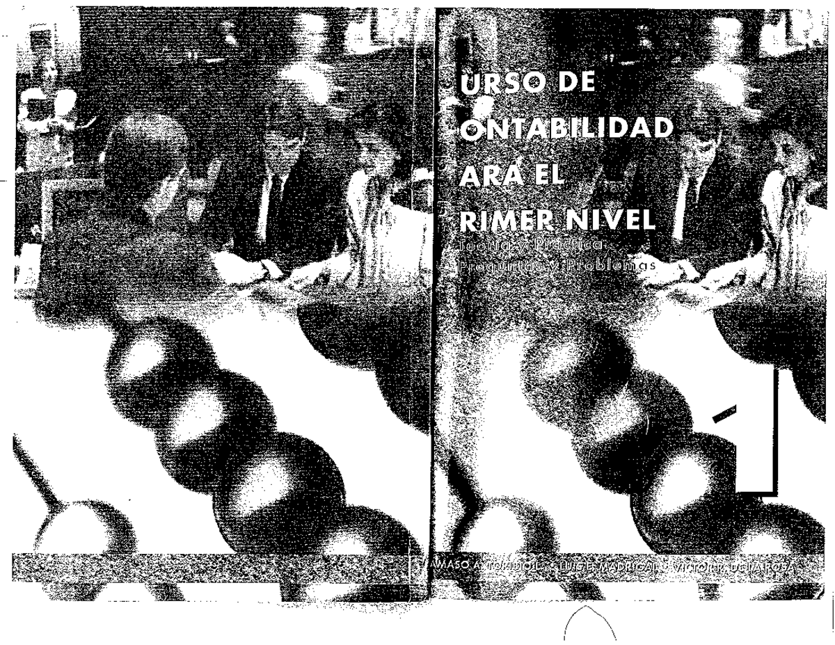 Contabilidad I: Libro del Curso para Primer Nivel - Damaso A Toribio ...