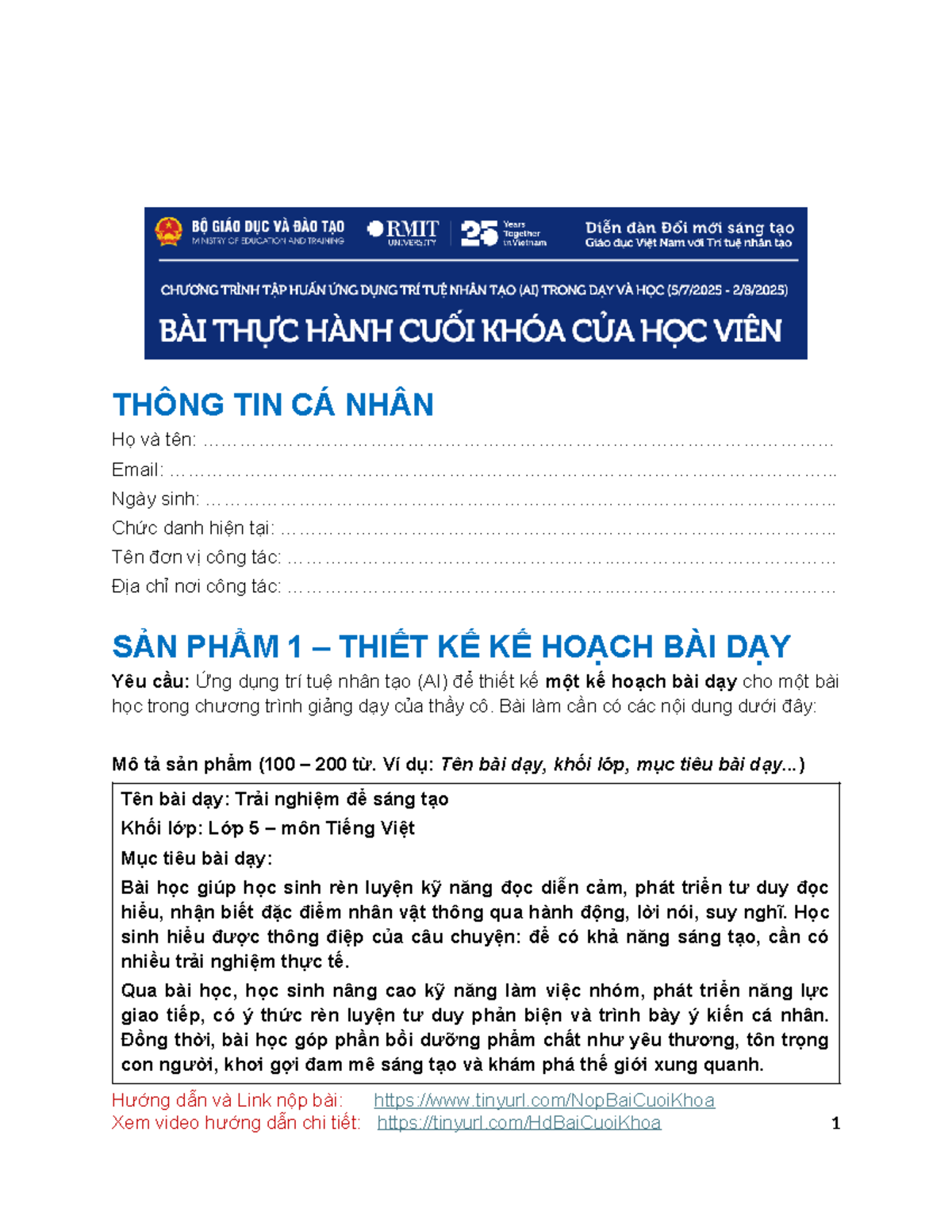 Bài Tập Cuối Khóa: Thiết Kế Kế Hoạch Bài Dạy và Slide Giảng Dạy - Studocu