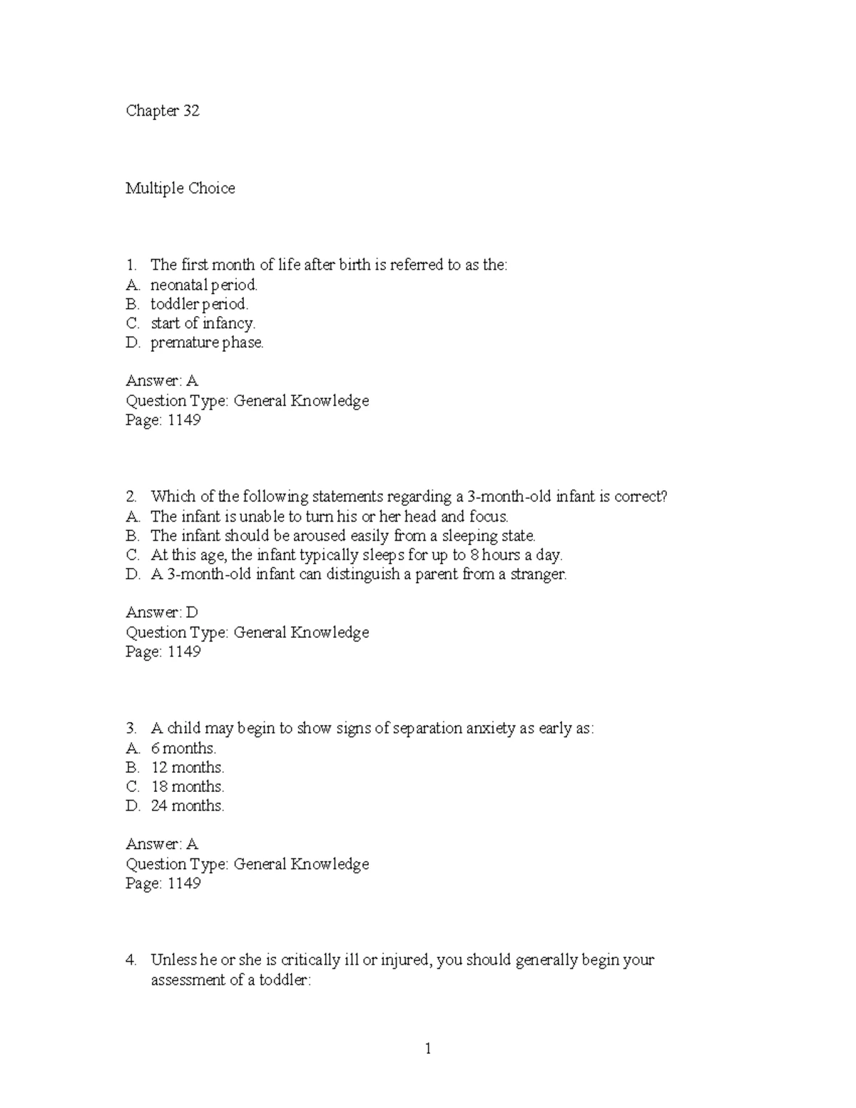 Chapter 03 - questions - Chapter 3 Multiple Choice To minimize the risk of litigation, the EMT ...