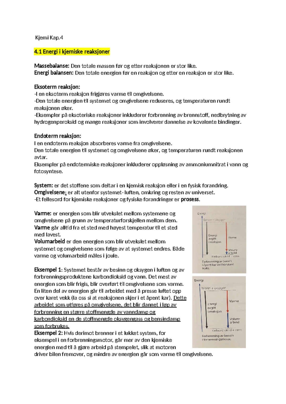 KJEMI 101: Protolyse og Vannreaksjoner - Opgaver og Forklaringer - Studocu
