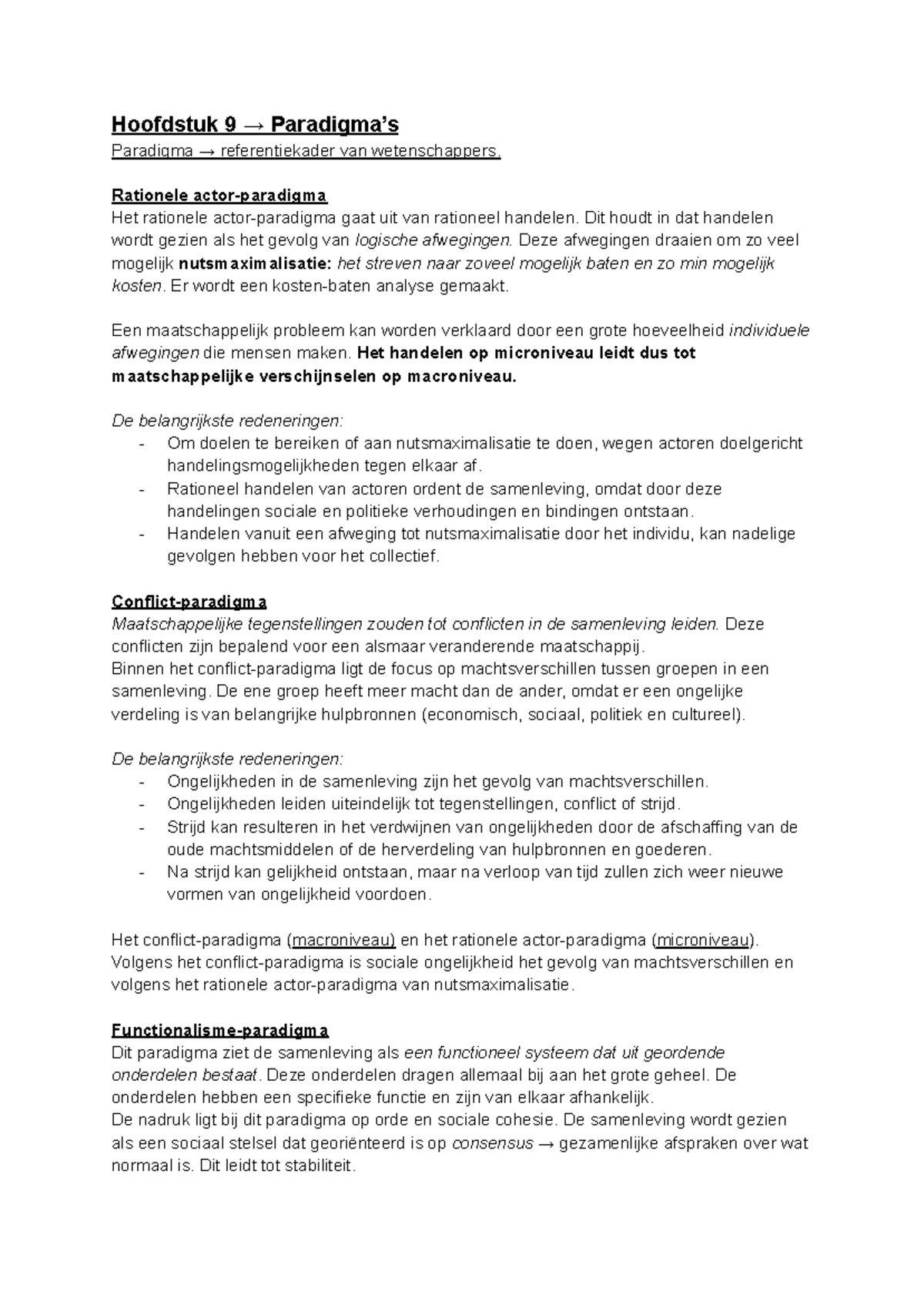 Begrippenlijst Multiculturele Samenleving - H1 De multiculturele ...